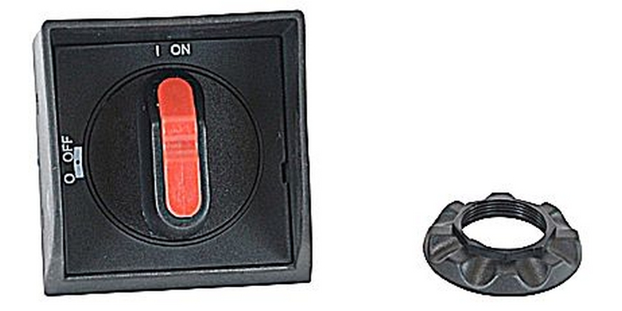 Selector Handle, Black Handle, Screw Mount