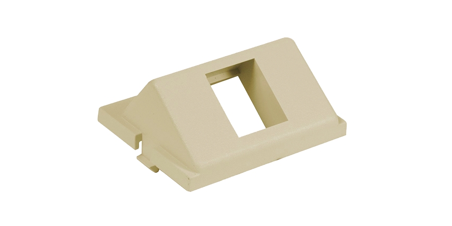 Audio/Video Unloaded Module, Keystone, 1-Port, Angled, 1.5 Unit ...