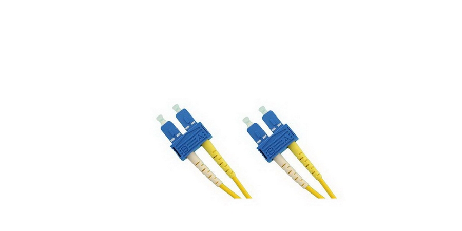 Fiber Optic Patch Cord, OS2, Duplex Fiber, 2 Fiber, SC Connector 1, SC ...