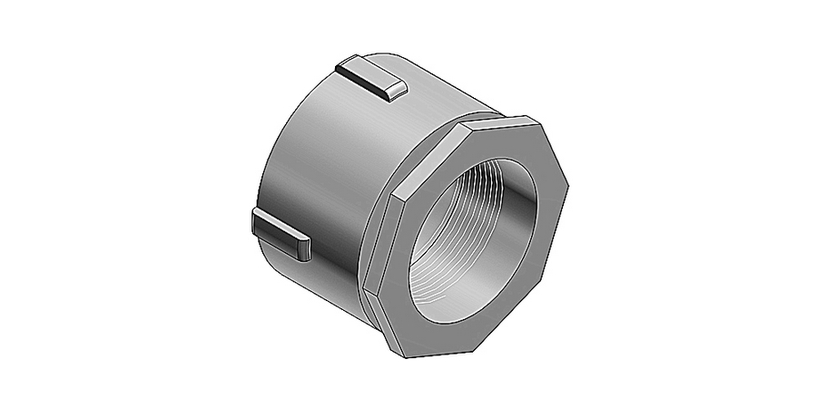 Conduit Coupling, Threaded, RMC;IMC, Malleable Iron, 1-1/4 in. Trade Size