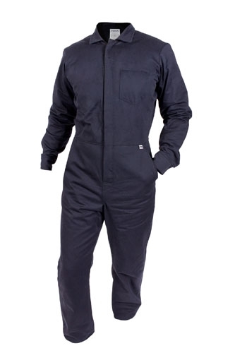 Coverall; Small, Navy Blue, 9 oz., UltraSoft, 12 casq. cm