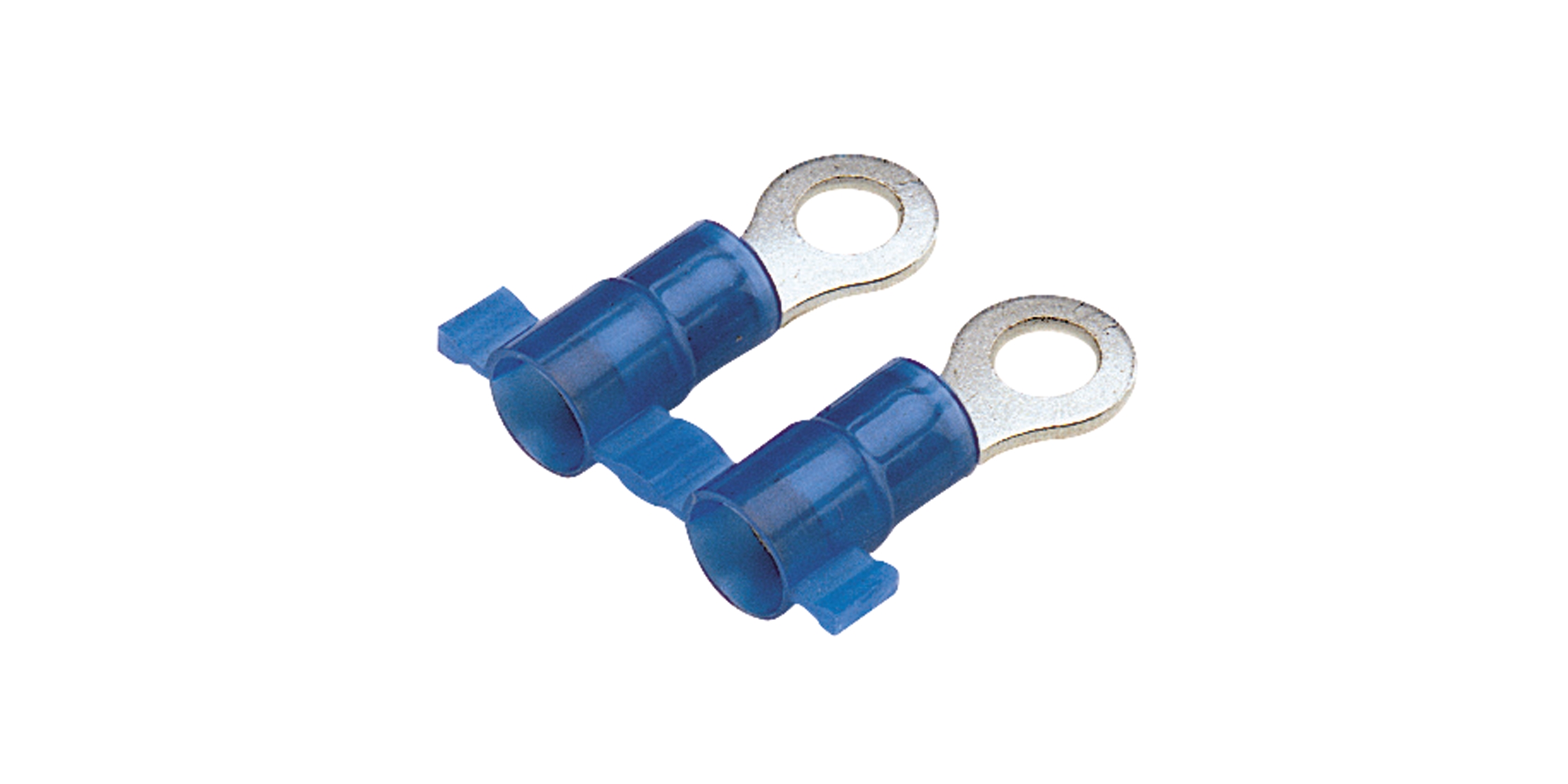 Ring Terminal, Stranded, Tin Plated, Nylon, Yellow, Copper, 1.29 in. Lg ...