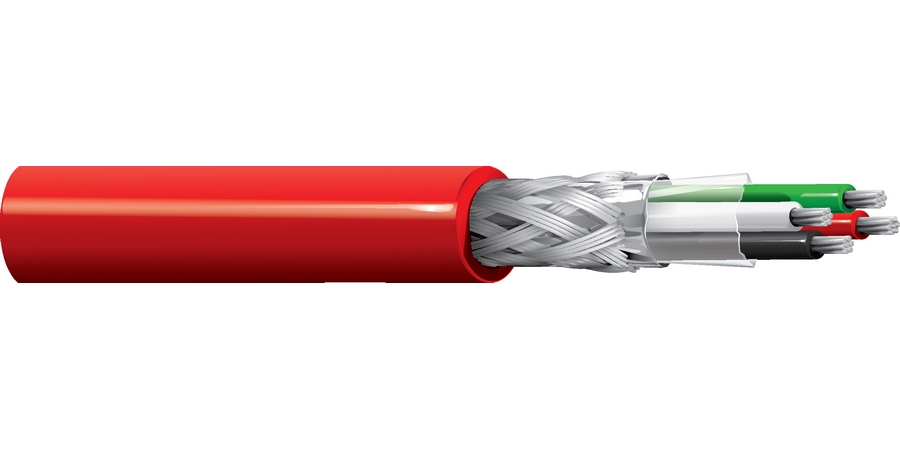 Multi-Conductor Cable, 1000 ft. L, 300 V, 22 AWG, Stranded
