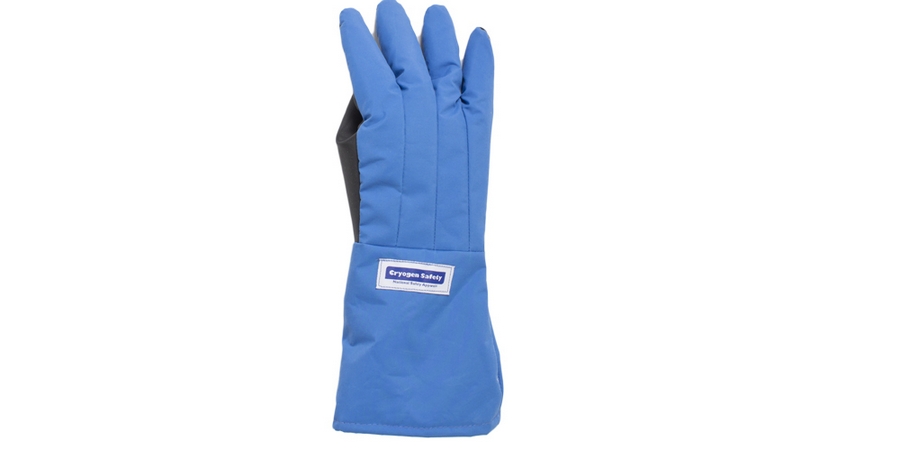 Gloves; Large, Blue, Teflon Laminated Nylon, 15 in. L