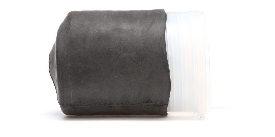 End Cap, EPDM Rubber, Black, 80mm L, 49mm W, -40 to +90 C