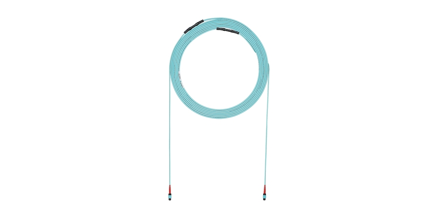 HD Flex Fiber Trunk, OM4, 24-Fiber, MPO Female to MPO Female, LSZH ...