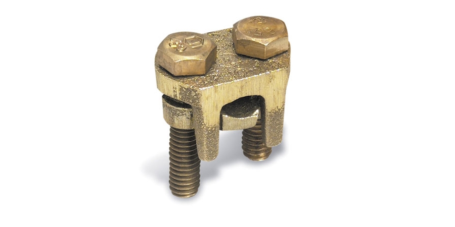 Two Bolt Connector, 1.05 in. OD Max, 0.53 in. OD Min, Copper, UL, CSA ...