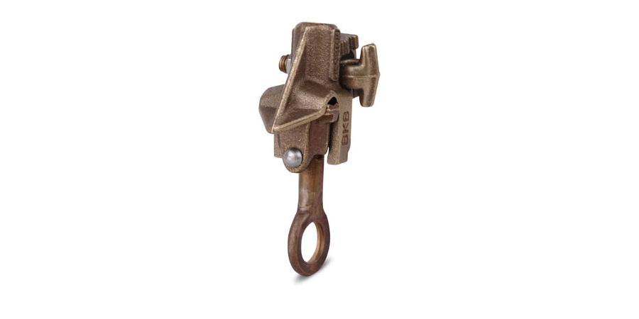 Hot-Line Tap Clamp, Solid Conductor, Bronze, 35 kV