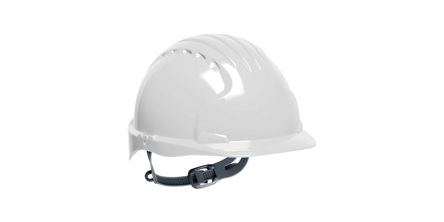 Hard Hat, Standard Brim, HDPE Yellow Shell, 6-5/8 to 8