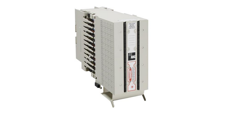 Fiber Patch Panel, LC/UPO to MPO, Fully Loaded, Putty White, Singlemode ...