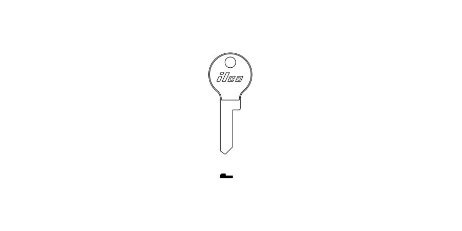 Vehicle Key Blank, Automotive Key Blank, Original-Shaped Bow, Brass ...