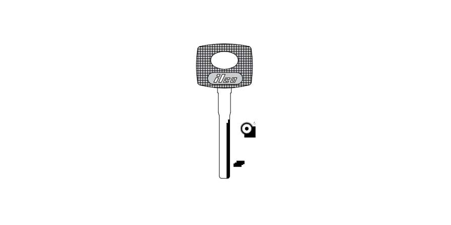 Vehicle Key Blank, Automotive, High Security Key Blank, Plastic Head ...