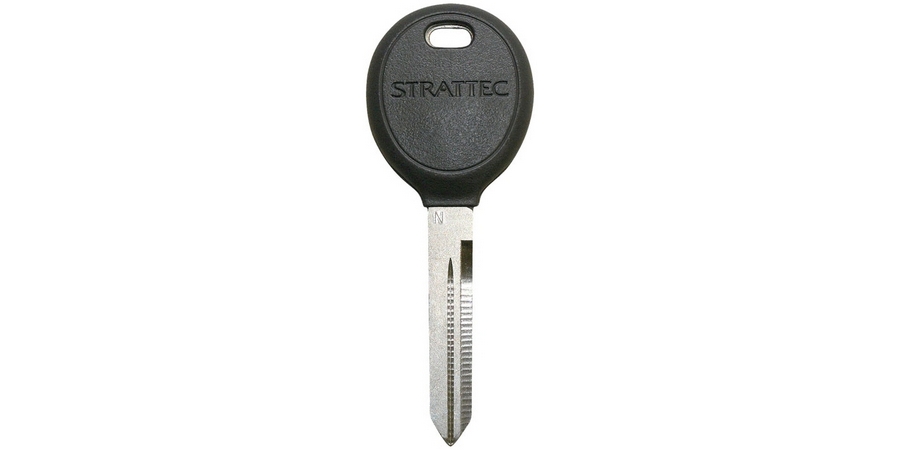 Key Blank, Nickel-Plated, Automotive Key Blank, Original-Shaped Bow, Brass