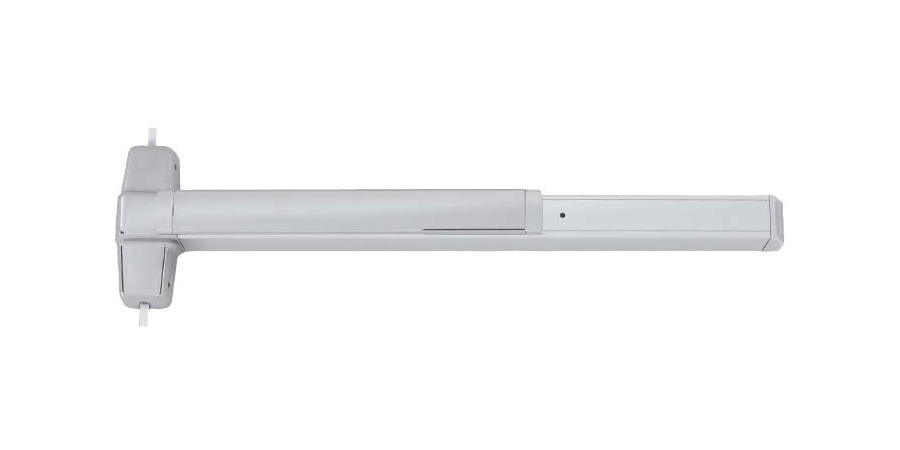 Door Exit Device, Grooved, Surface Mount Vertical Rod, Lever, Right ...