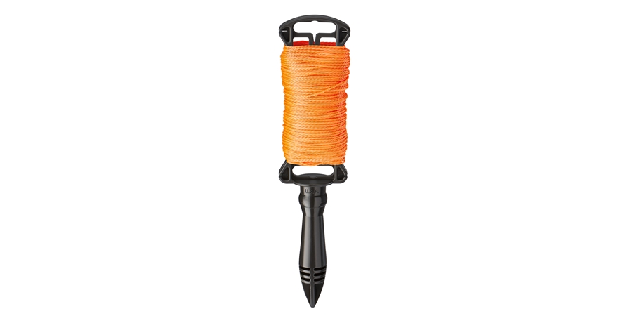 Line Reel, Orange, Plastic, L: 250 ft.