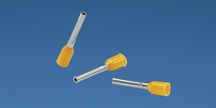 Ferrule, 12 AWG, Polypropylene Insulation, Gray, Copper, Tin-Plated, 1 ...