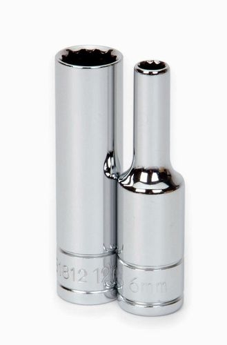 Socket, Drive; 3/8 in. Drive; 12 Point; 6 mm