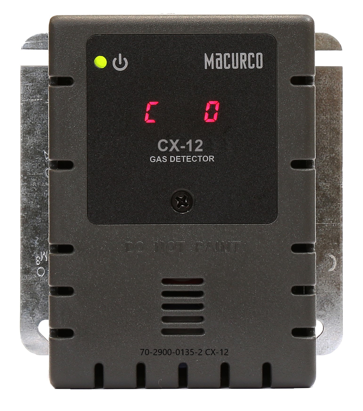 Gas Detector,Dark Gray,2-8 in. Dp,Carbon Monoxide,Nitrogen Dioxide,4-2 ...