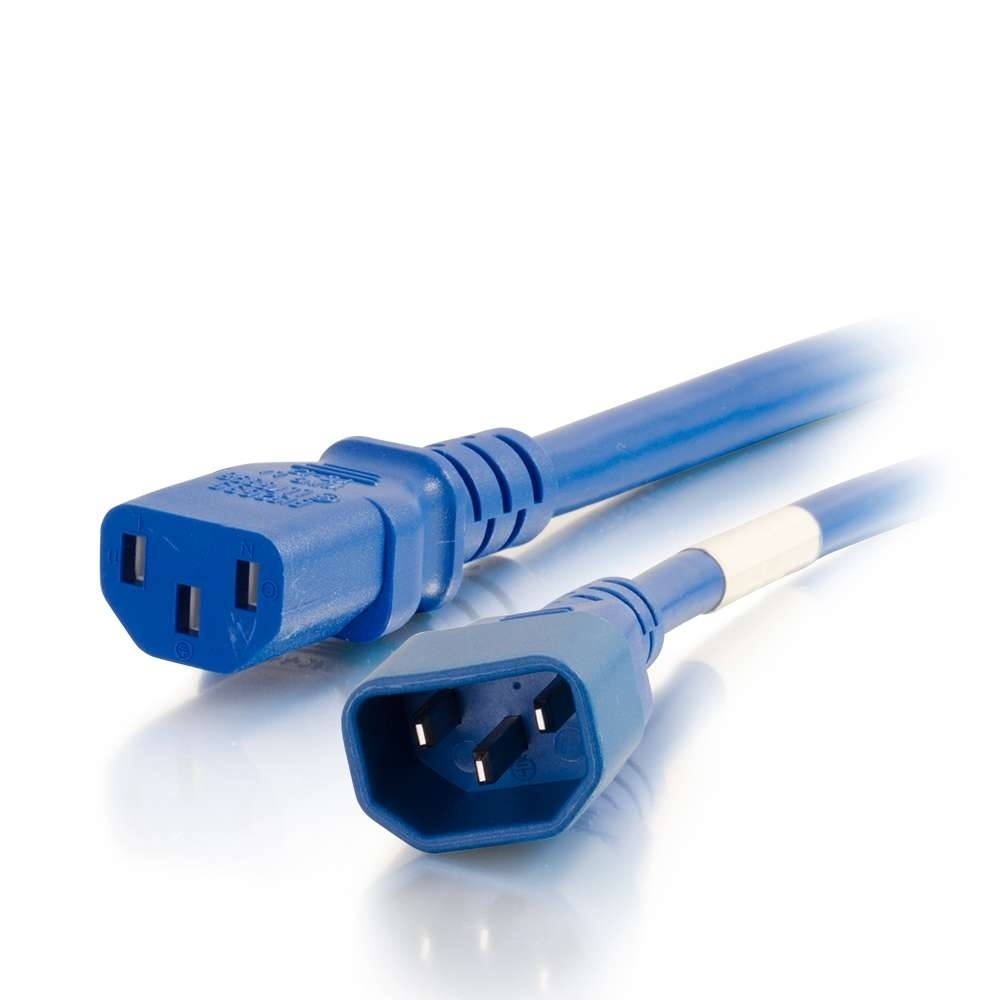 SVT Power Cord,18 AWG,3 Conductor,105 C,PVC Jacket,Blue Jacket,250 V,L ...