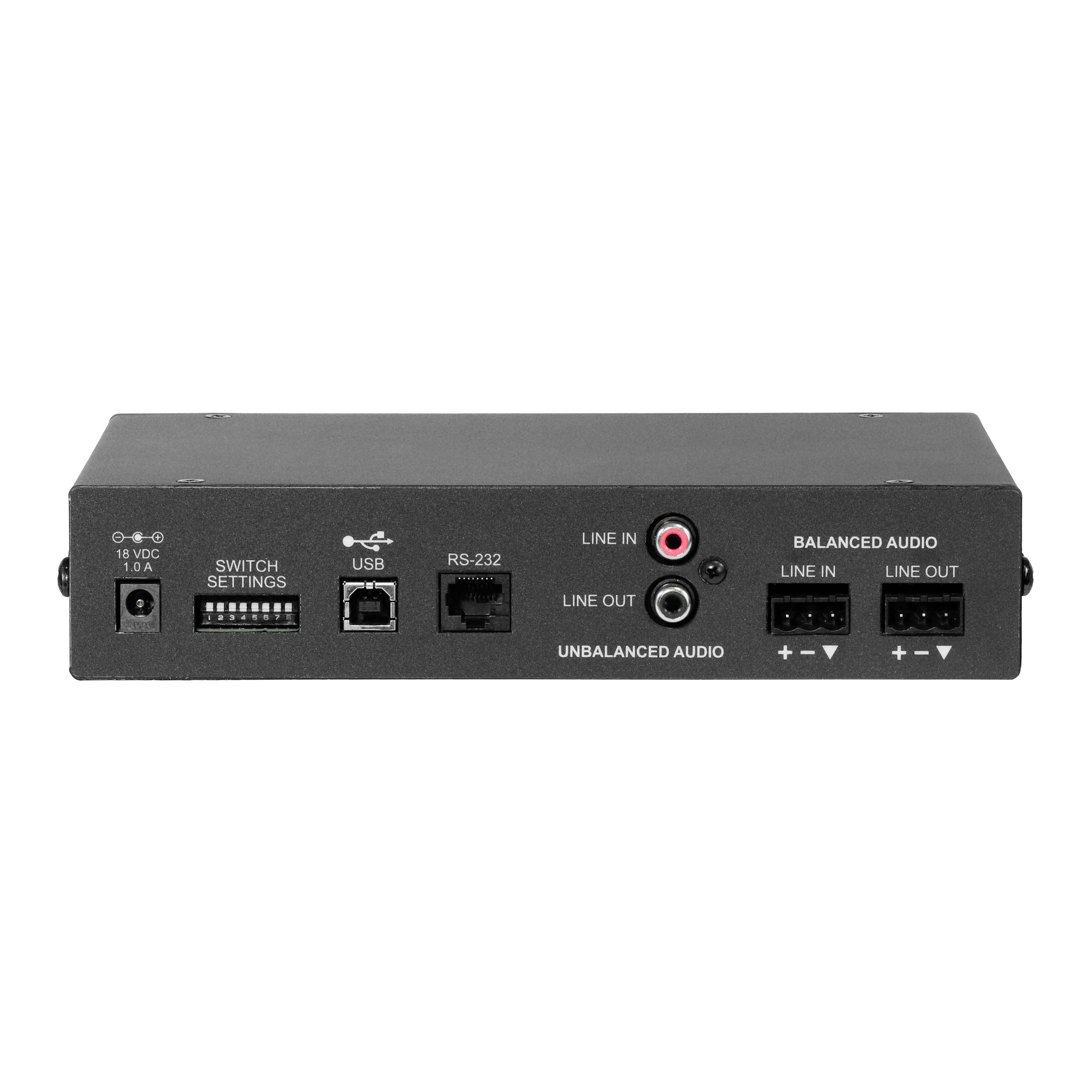 USB Audio Bridge, Height 1.7 in., Width 8.4 in., Black, TAA Compliant ...