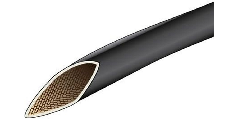 Braided Sleeving, 0.229 to 0.249 in., Silicone Rubber-Coated Fiberglass ...
