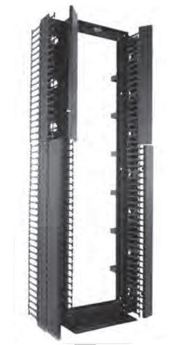 Single-Sided Global Cabling Section,Vertical, Rack Cable Management ...