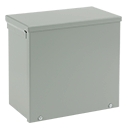Junction Box, Gray, ANSI 61 Color Code, Screw, 12 in. Dp, Galvanized ...