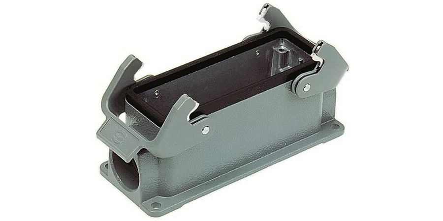 Han B Housings: Han B Base Surface HC 2 Levers 2 Entries