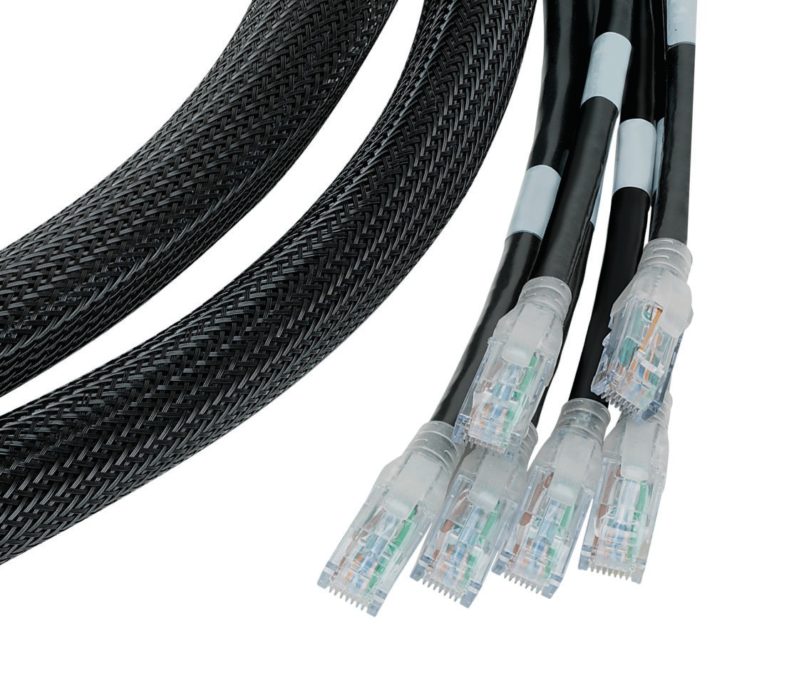 Cable Assembly, Cat 6A, 24 AWG, Solid, 195 ft. L, U/UTP